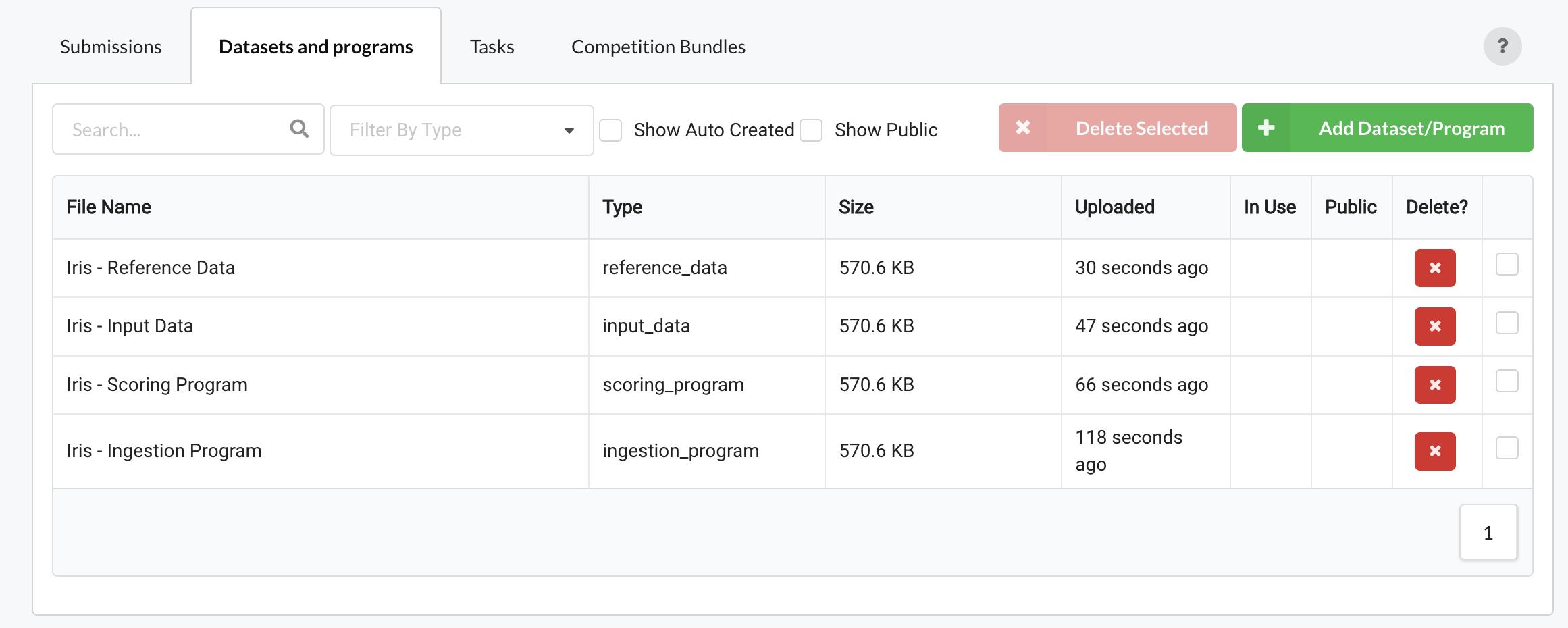 Public Tasks and Tasks Sharing - Codabench Wiki